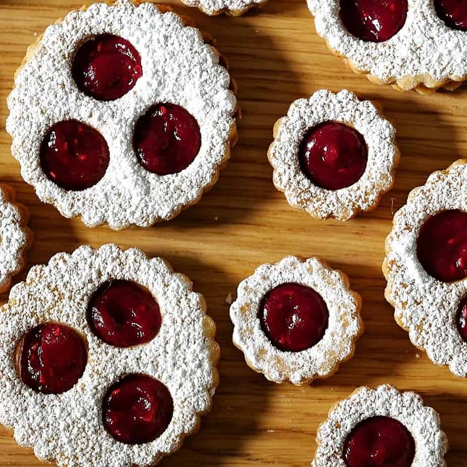 Recette de lunettes de Romans à la confiture de framboise maison